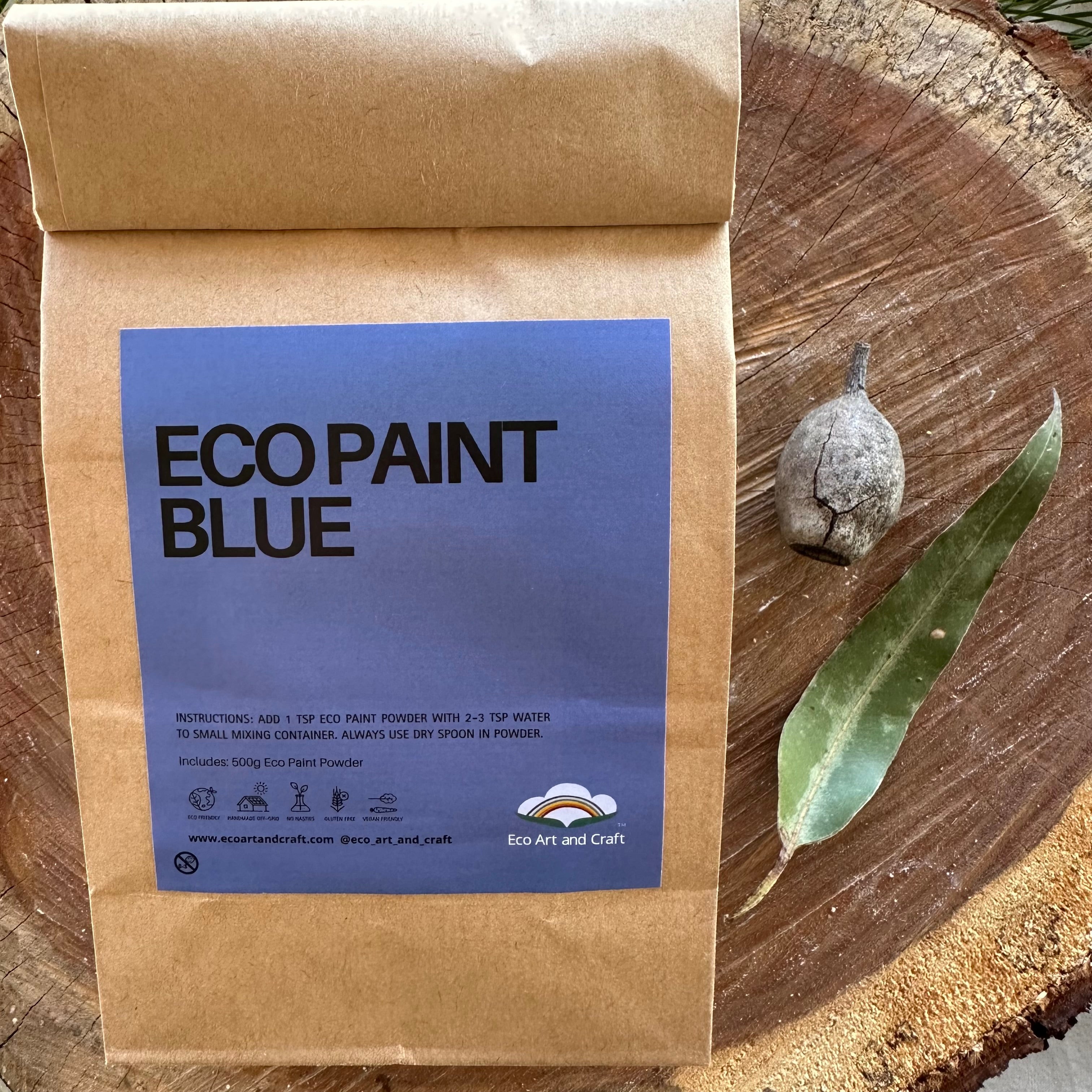 Eco Paint Blue - Bulk 500g – Eco Art And Craft
